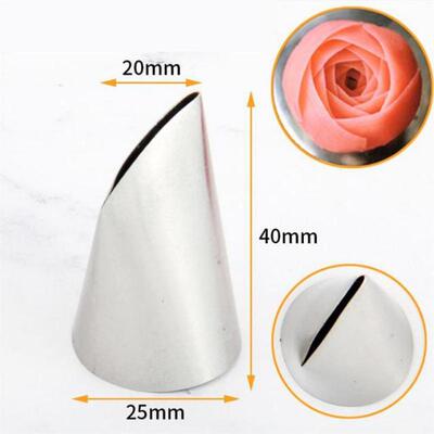 #126K Rose Petal Cream Piping Nozzle Icing Cream Nozzle Cake