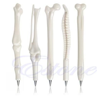 5Pcs Modish Ball Point Pen Bone Shape Radiographer Nurse Doc
