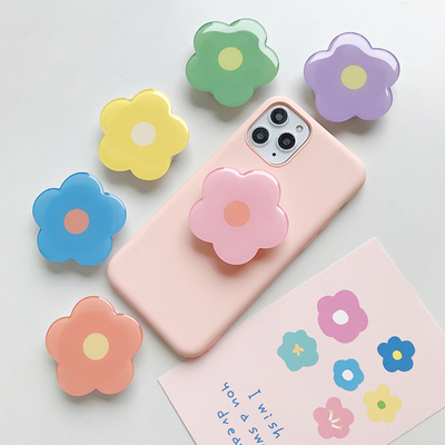 Flower Finger Ring Holder Stand Phone Socket Korea Griptok