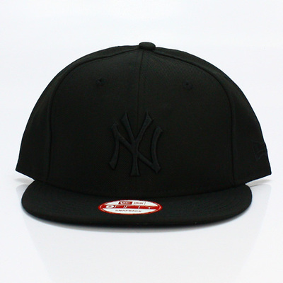 纽约扬基 new york yankees snapback cap 全黑配色