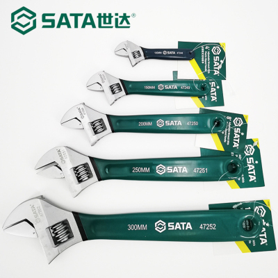 世达包塑柄活扳手工具板子
