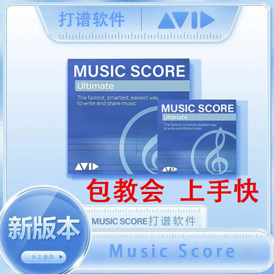 西贝柳斯打谱软件打谱制谱服务staffpad远程安装服务教学包教会