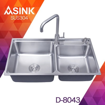 水槽双槽单槽拉丝水盆一体