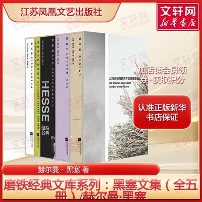 磨铁经典文库系列：黑塞文集(全五册) 悉达多+德米安+在轮下+荒原狼+克林索尔的最后夏天 世界名著初高中课外推荐读物