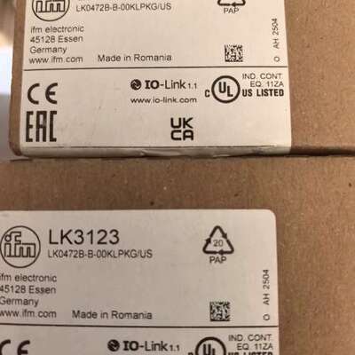 LK3123全新IFM易福门LK3123液位传感器Q全新原装