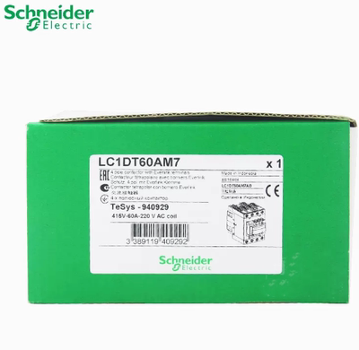施耐德四极交流接触器 LC1DT60AM7 220V 60A