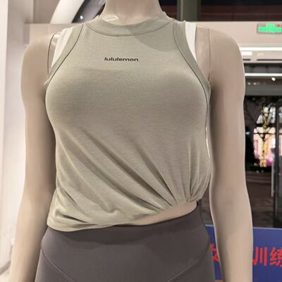 lululemon jersey training muscle tank*long 女士运动背心