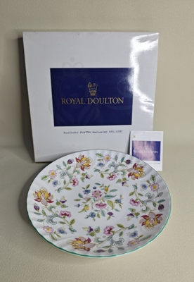 日本进口中古瓷器全新正品明顿minton哈顿庄园系列餐盘圆盘