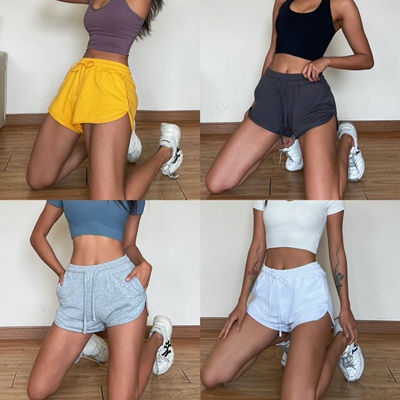 健身运动短裤女跑步ins夏季瑜伽