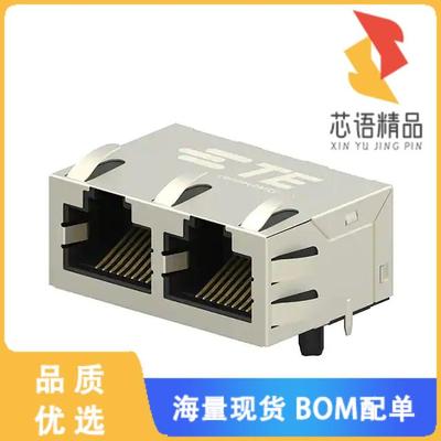 全新5-2301996-3原装(CONN JACK 2PORT 100 BASE-T P