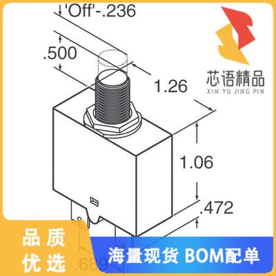 全新1658-G21-02-P13-8A原装(CIR BRKR THRM 8A 240V