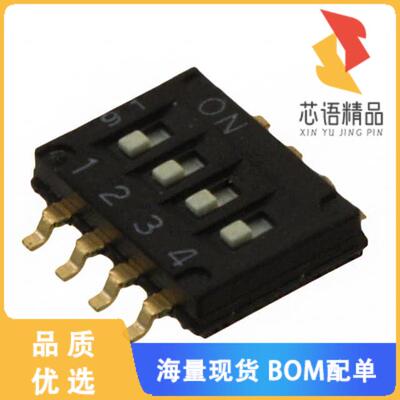 全新A6H-4101原装(SWITCH SLIDE DIP SPST 25MA 24V)正品