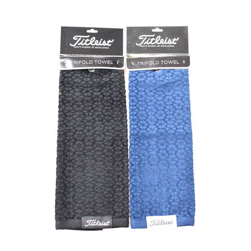 新款正品Titleist 泰特利斯 高尔夫毛巾球杆专用毛巾 纯棉毛巾