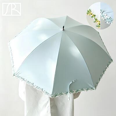 日本碧蔻资花边晴雨两用雨伞
