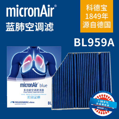 科德宝蓝肺空调滤芯BL959A适配奔驰E300L GLC260 GLE C180L C260L