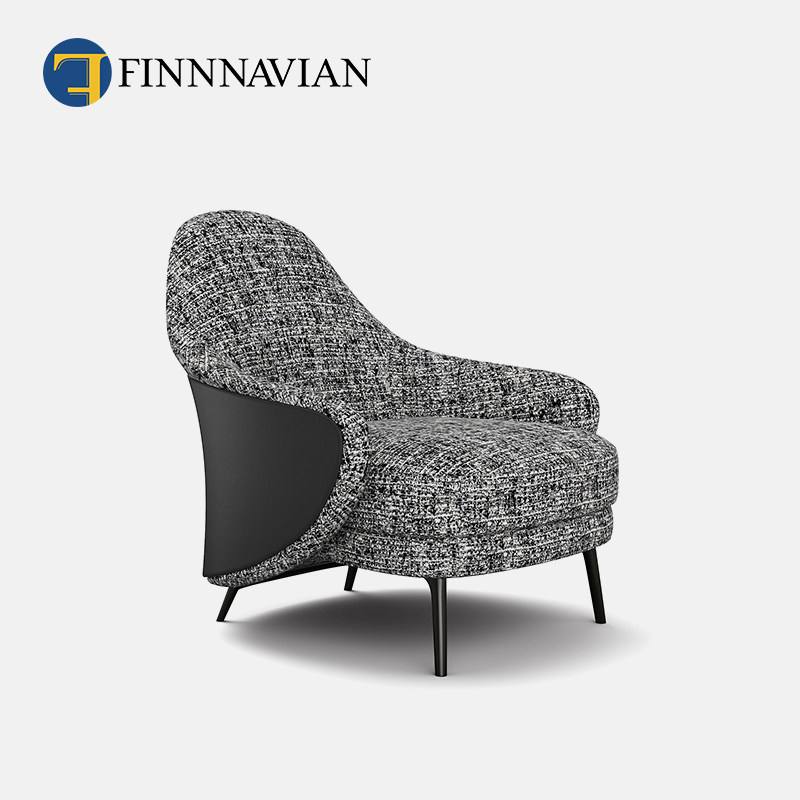 FINNNAVIAN意大利现代简约沙发椅 angie港式时尚休闲椅_虎窝淘