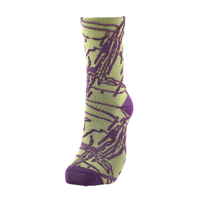 MEIKAN美看镂空雕花女袜中筒袜子