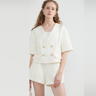 专柜正品春夏时尚干练N71B2002艾薇上衣1480元