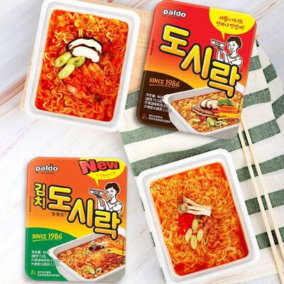 八道牛肉泡菜味碗面方便面86g