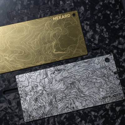 WEAVER织巢鸟 马特洪峰等高线饰片 HEXARD垫板 EDC垫板 饰片