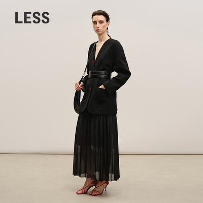 LESS进口欧根纱半身裙