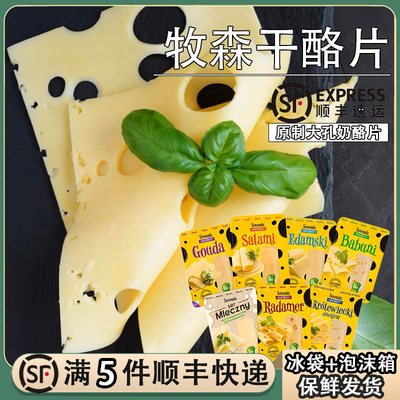 牧森番茄原味烟熏大孔干酪芝士片