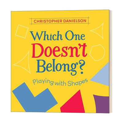 英文原版 Which One Doesn't Belong Playing with Shapes 哪一个不属于 形状 儿童绘本 4-8岁 英文版 进口英语原版书籍