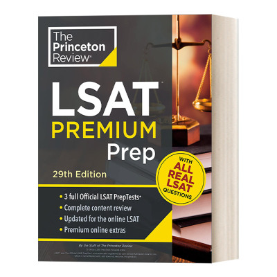 英文原版 Princeton Review LSAT Premium Prep 29th Edition 普林斯顿复习 LSAT 高级备考，第 29 版 英文版 进口英语原版书籍