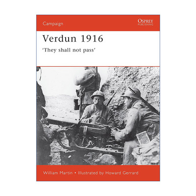 Verdun 1916 德法1916凡尔登会战 战争历史系列进口原版英文书籍