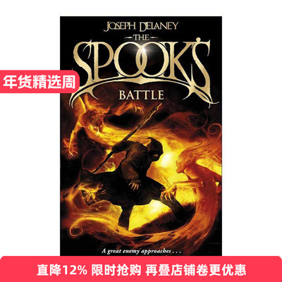 英文原版 The Spook's Battle 沃德斯通编年4 猎魔人的战争 Joseph Delaney畅销青少年奇幻冒险小说 英文版 进口英语原版书籍