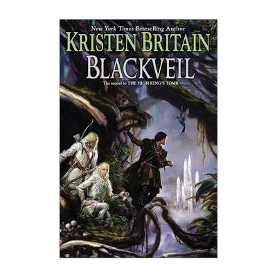 英文原版 Blackveil Green Rider 04 绿骑士系列4 黑纱 奇幻冒险小说 Kristen Britain 英文版 进口英语原版书籍