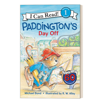 英文原版 I Can Read Level 1-Paddington's Day Off帕丁顿熊I Can Read分级读物 英文版 进口英语原版书籍