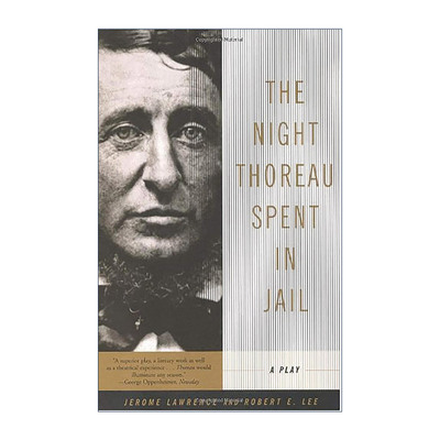 英文原版 Night Thoreau Spent In Jail 梭罗在监狱里度过的一夜 戏剧 英文版 进口英语原版书籍