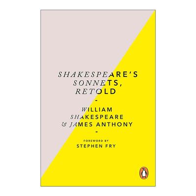英文原版 Shakespeare’s Sonnets  Retold 莎士比亚十四行诗 现代语言改写版 Anthony James 英文版 进口英语原版书籍