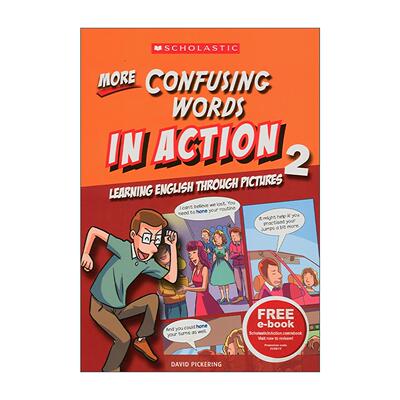 英文原版 More Confusing Words In Action 2 学乐画中画 更多易混淆词卷2 英文版 进口英语原版书籍