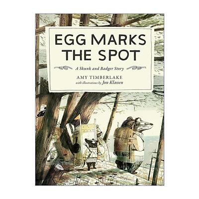 英文原版 Egg Marks the Spot 臭鼬和獾2 寻宝探险 英文版 进口英语原版书籍