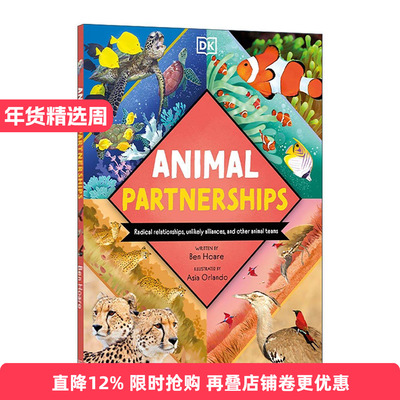 英文原版 Animal Partnerships 动物伙伴关系 联盟 团队 DK科普百科读物精装 英文版 进口英语原版书籍
