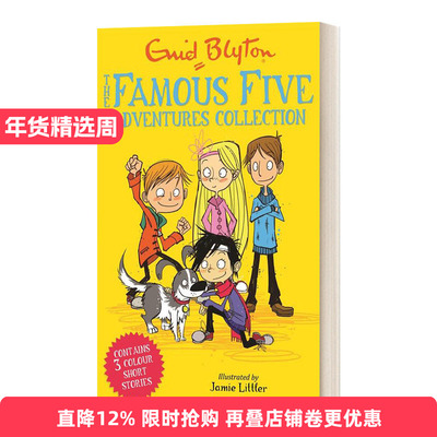 Famous Five Adventures 3 book bind-up 五伙伴历险记3本进口原版英文书籍