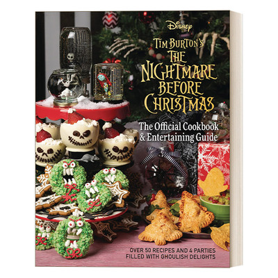 英文原版 The Nightmare Before Christmas 圣诞夜惊魂 精装 官方娱乐食谱指南 英文版 进口英语原版书籍