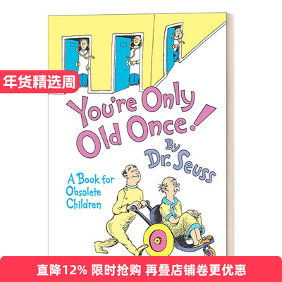 英文原版 You're Only Old Once A Book for Obsolete Children 苏斯博士 你只会老一次礼品书 精装 英文版 进口英语原版书籍