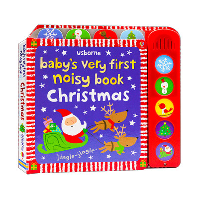 Baby's very first noisy book: Christmas 宝宝的首本圣诞节发声书进口原版英文书籍