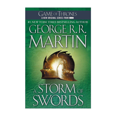 英文原版 A Storm of Swords A Song of Ice and Fire  Book 3 冰与火之歌3 冰雨的风暴 英文版 进口英语原版书籍
