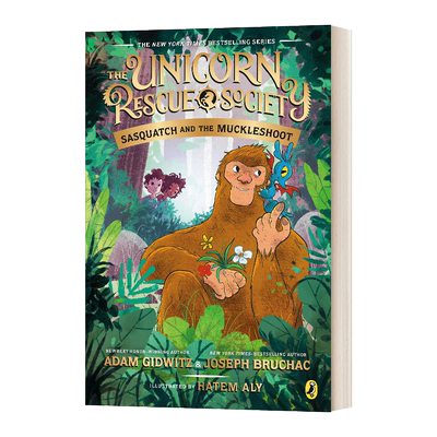 英文原版 Sasquatch and the Muckleshoot 独角兽救援协会系列3 大脚野人面具 儿童奇幻冒险章节桥梁小说 英文版 进口英语原版书籍