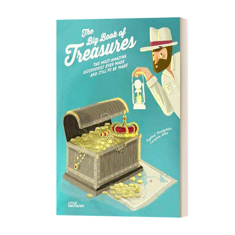 英文原版 The Big Book of Treasures宝藏大书经典的探险故事精装绘本英文版进口英语原版书籍_虎窝淘