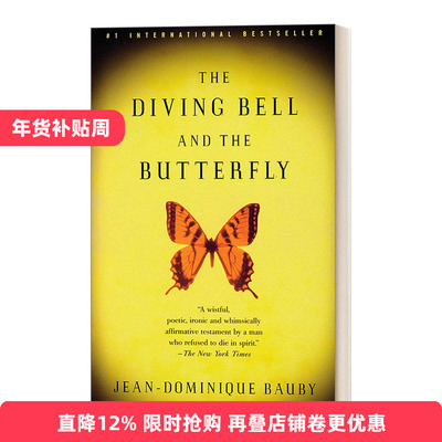 英文原版 The Diving Bell and the Butterfly 潜水钟与蝴蝶 Jean-Dominique Bauby让-多米尼克·鲍比 英文版 进口英语原版书籍