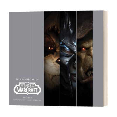 英文原版 The Cinematic Art of World of Warcraft 魔兽世界 动画影像艺术设定集 暴雪出品 精装 第一卷 英文版 进口英语书籍