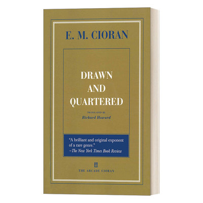 Drawn and Quartered 撕裂  萧沆/齐奥朗 Cioran进口原版英文书籍