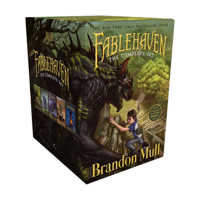 英文原版 Fablehaven Complete Set Boxed Set 奇幻王国法柏哈温1-5套装 魔灵禁地 布兰登·马尔 英文版 进口英语原版书籍