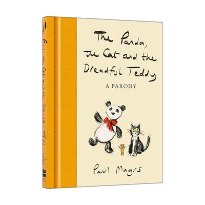英文原版 The Panda the Cat and the Dreadful Teddy 熊猫 猫咪和潦草的小泰迪 精装手绘插画绘本 英文版 进口英语原版书籍