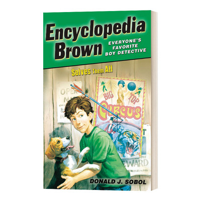 Encyclopedia Brown Solves Them All 百科全书小布朗5 把它们全解决了进口原版英文书籍